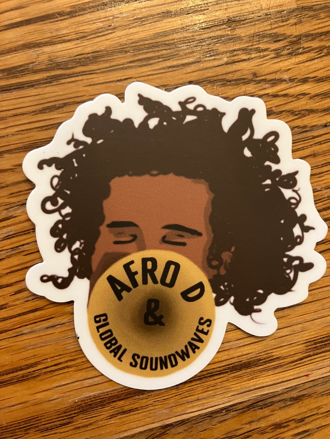 Afro D & Global Soundwaves Stickers (set of 3) - Etsy