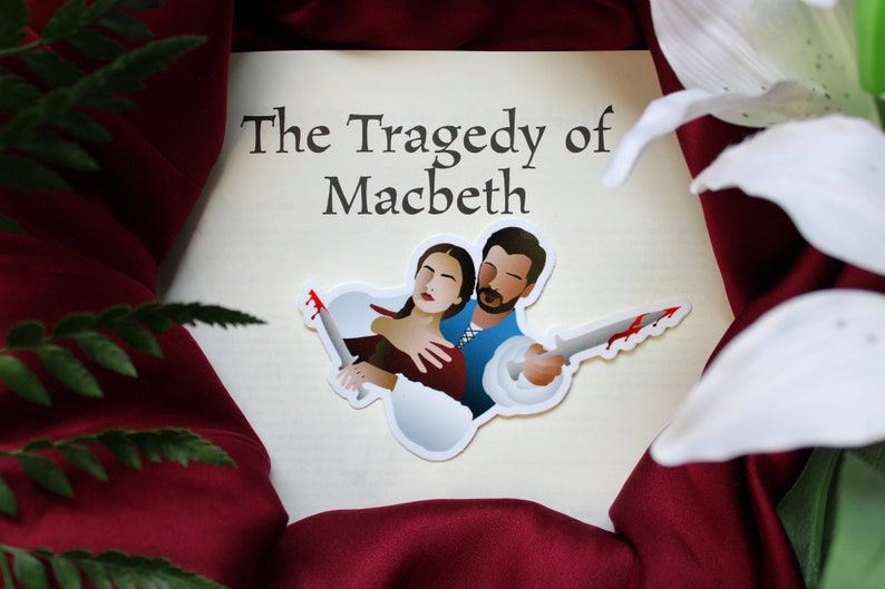 Macbeth and Lady Macbeth Vinyl Sticker Decal Waterproof - Etsy