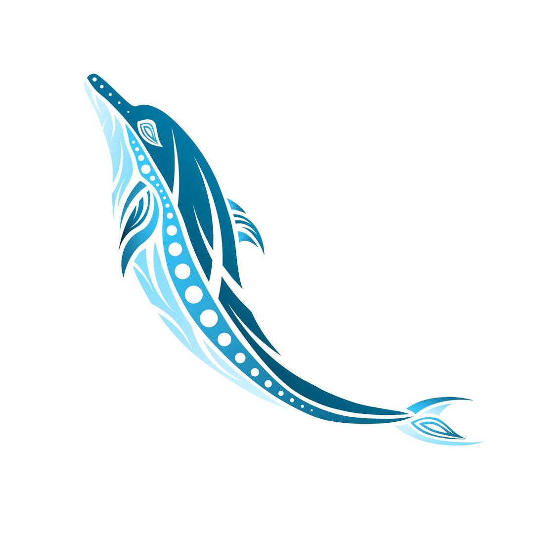 Dolphin Vinyl Sticker Decal Waterproof - Etsy