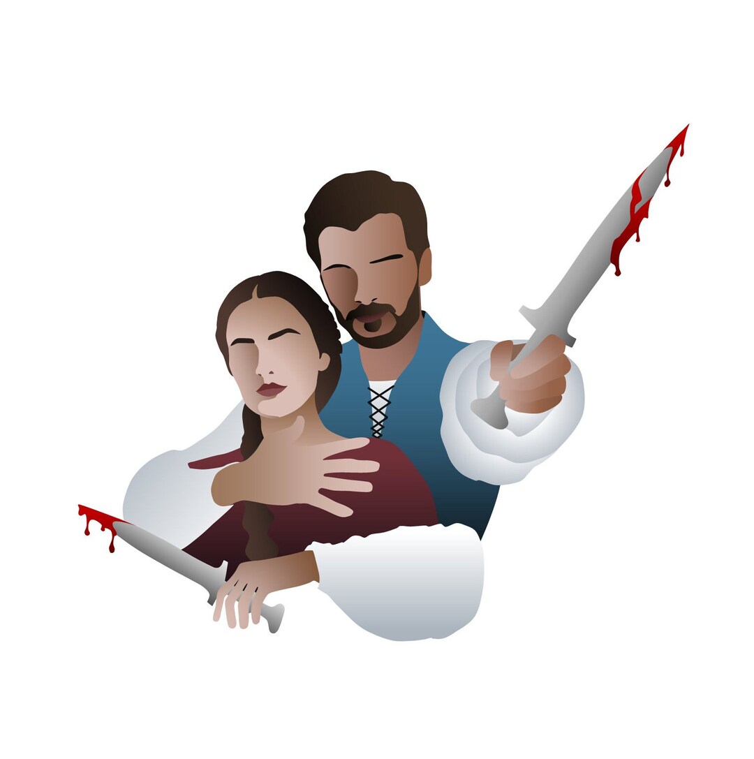 Macbeth and Lady Macbeth Vinyl Sticker Decal Waterproof - Etsy