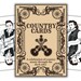 Country Music Playing Cards - Etsy