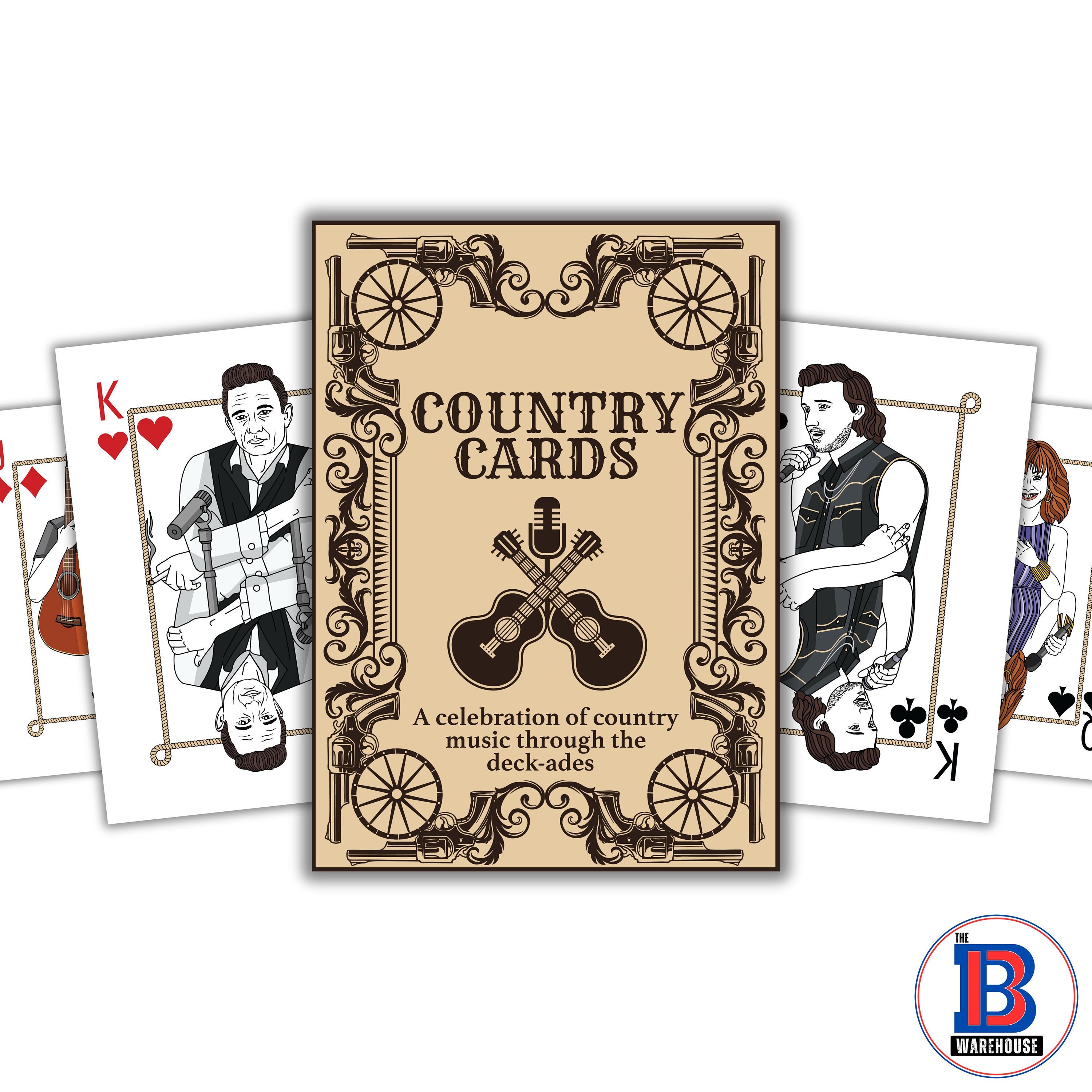 Country Music Playing Cards - Etsy