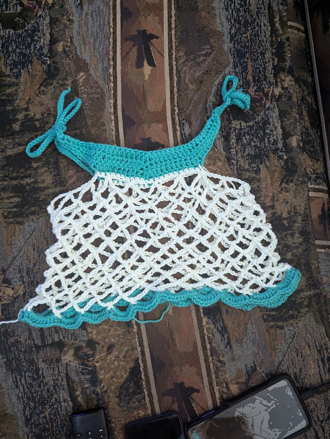 Dina’s Fishnet Skirt PDF Crochet Fishnet Pattern - Etsy