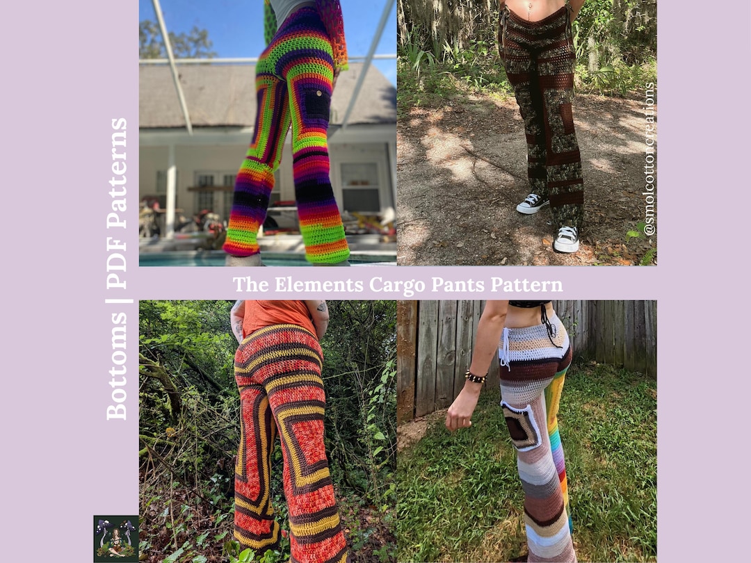 The Elements Cargo Pants PDF Pattern - Etsy