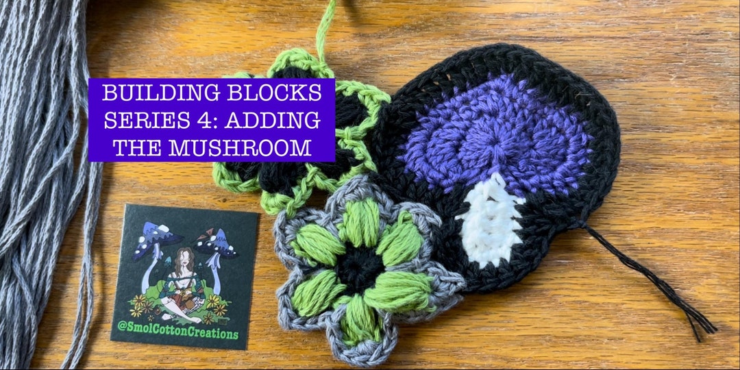 Building Blocks Series 4 Adding Mushroom With Outline to Flower Panel ...