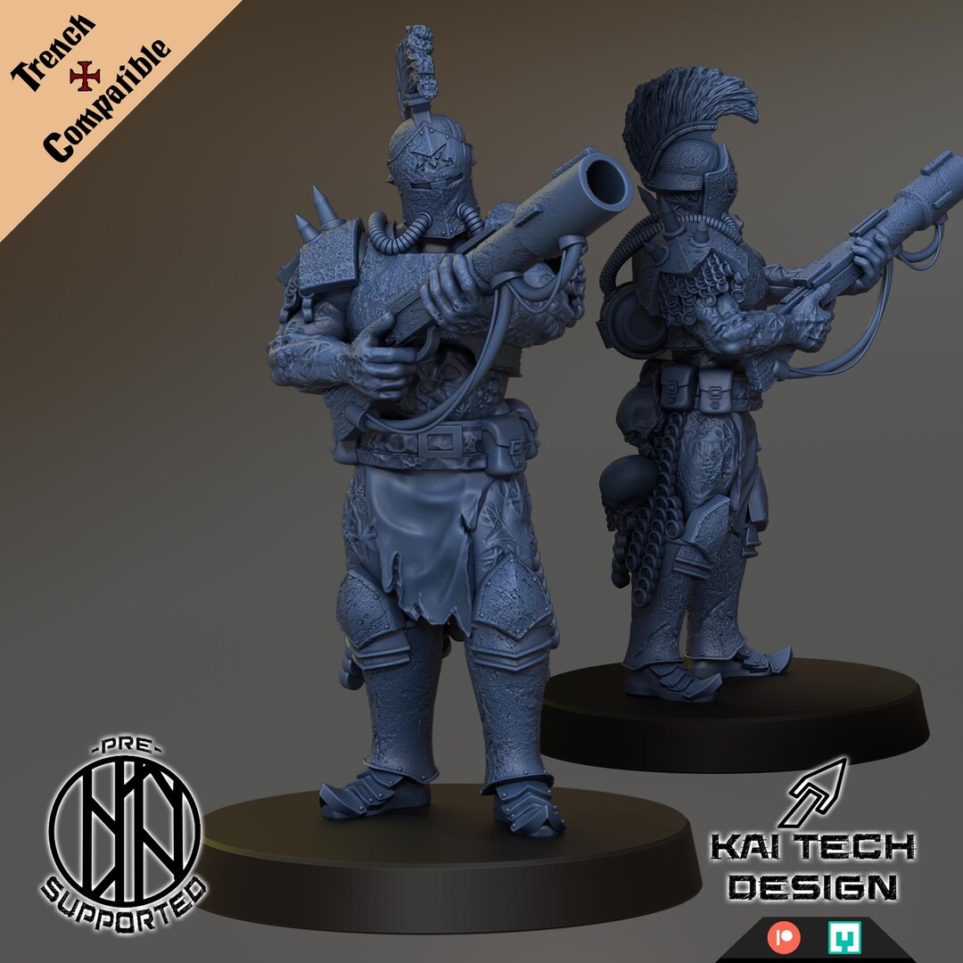 Kaitech - Heretics Anointed Knight Grenade Launcher - (custom Order) - Etsy