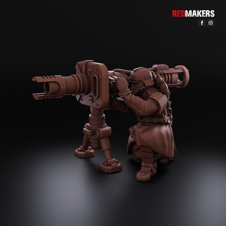 Red Makers Death Squad Heavy Weapon Teams X3 custom Order - Etsy