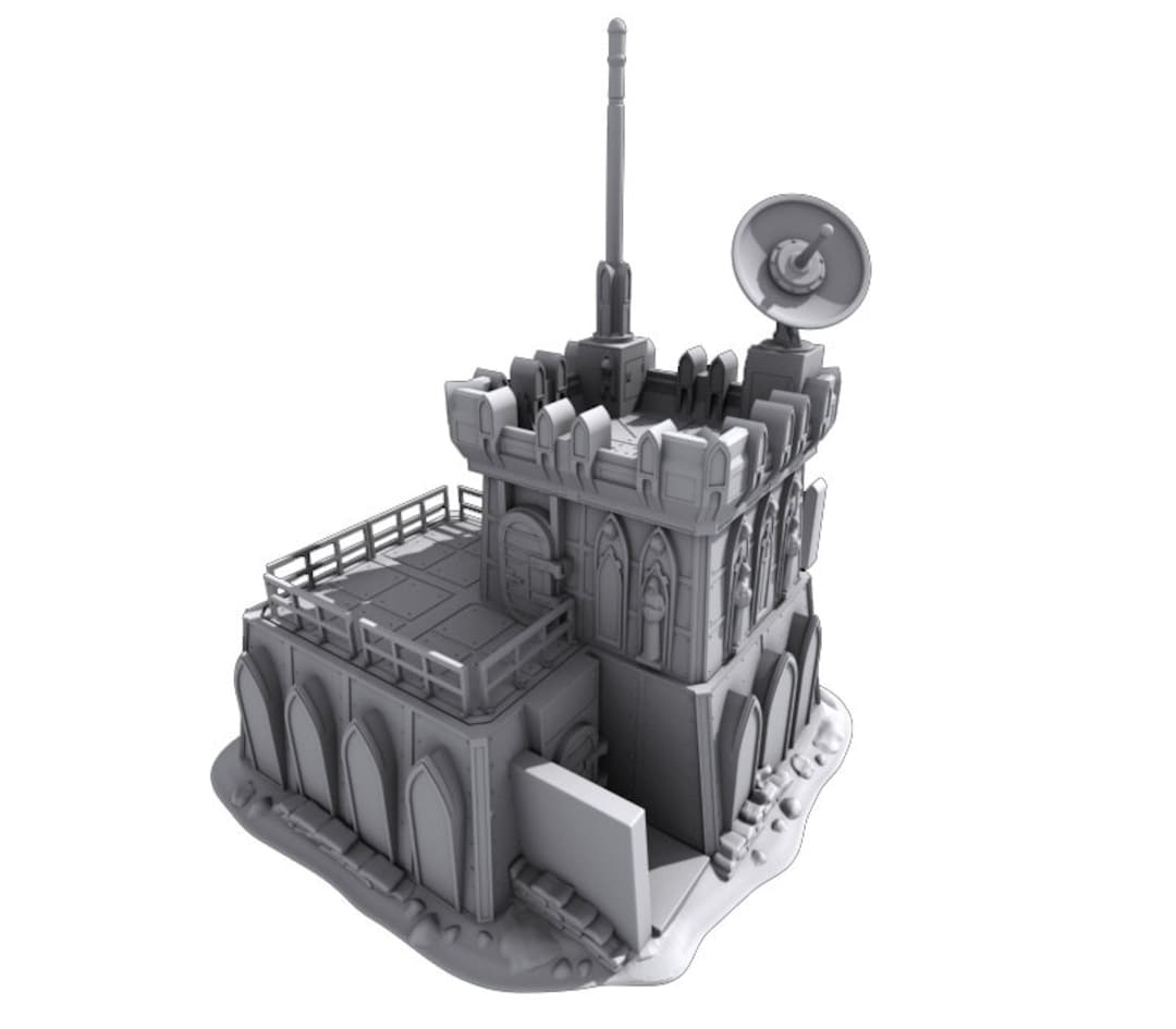 Listening Post - Outpost 12 - Wargaming Terrain 28mm - Printed on FDM ...