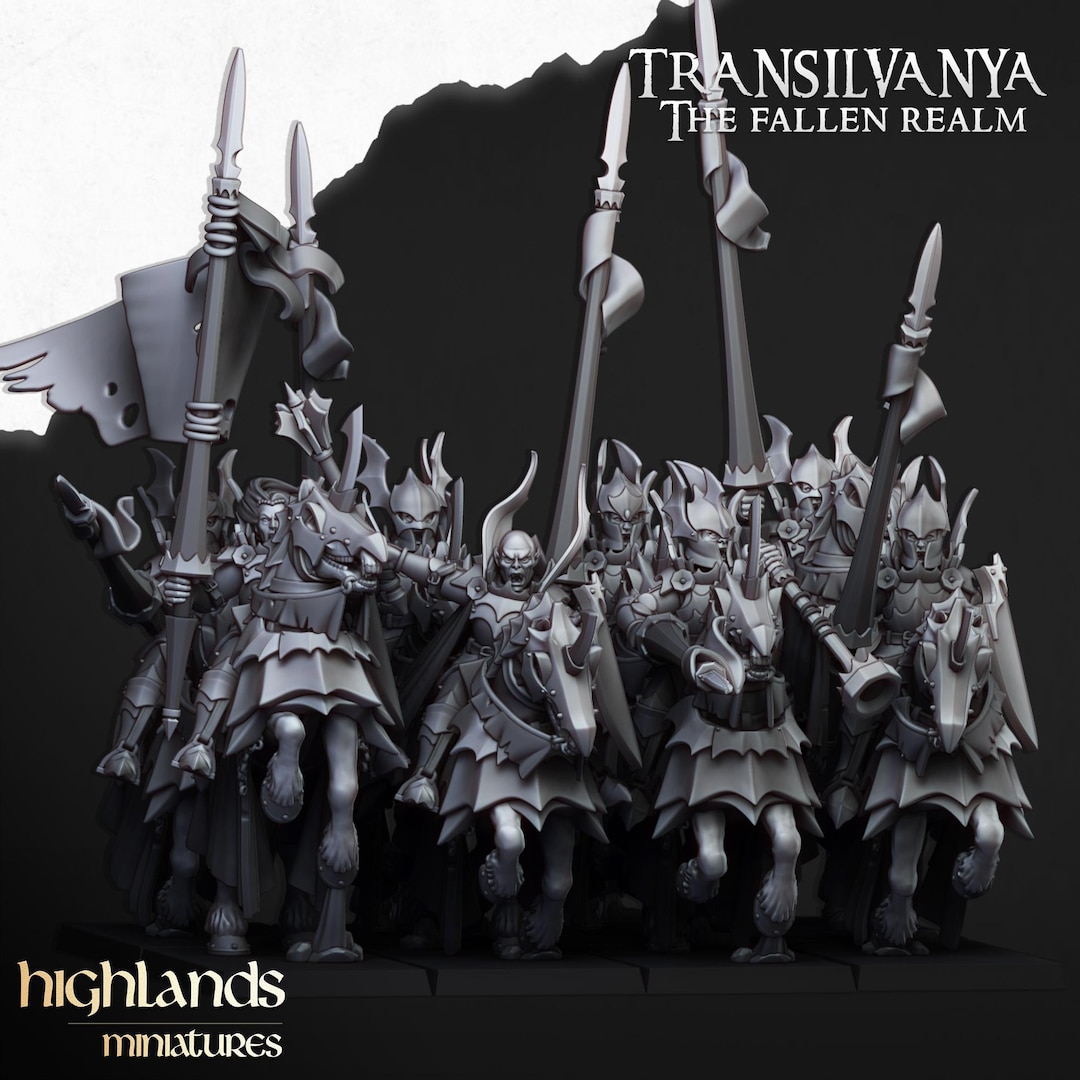 Highland Miniatures - Vampire Knights - Fantasy / D&D (custom Order ...