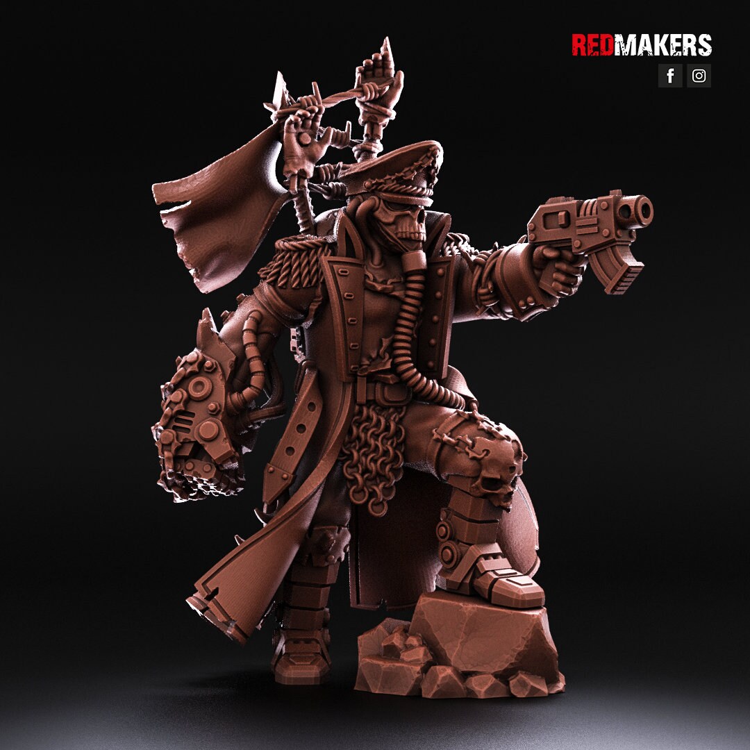 Red Makers - Renegade Death Squad Commissar - Heretics (custom Order ...