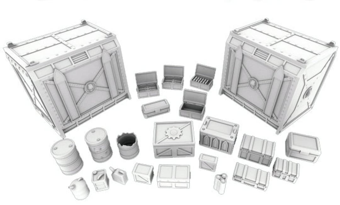 Freight - Outpost 12 - Wargaming Terrain 28mm - Printed on FDM Bambu ...