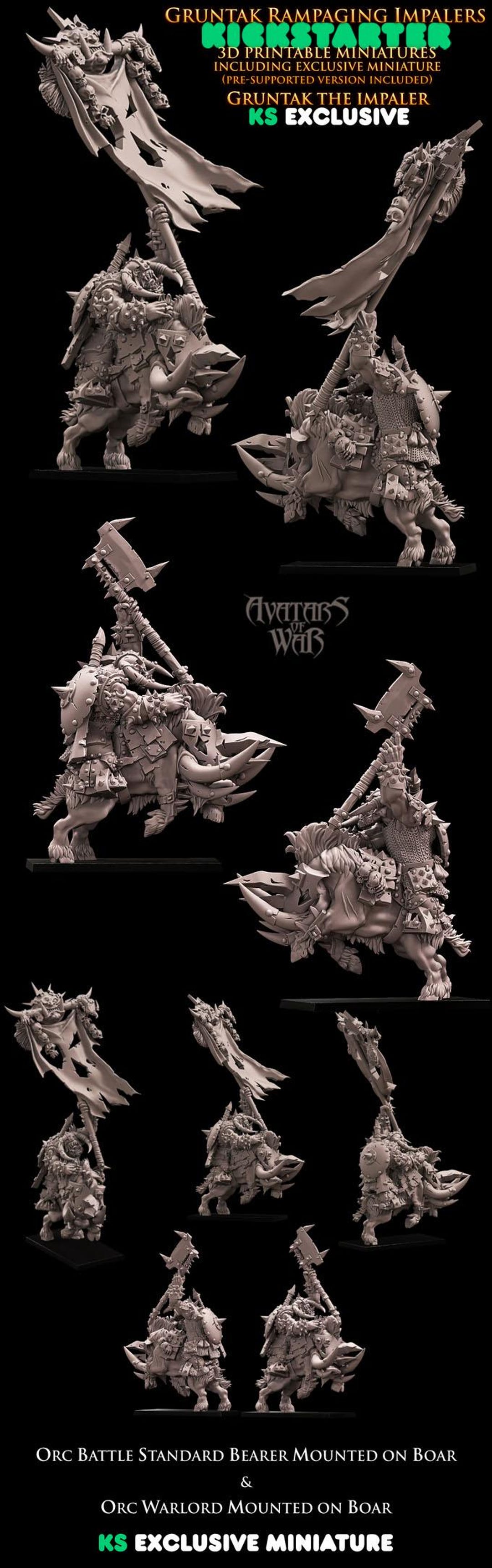 Avatars of War - Gruntak the Imapler KS Exclusive - Fantasy / D&D ...