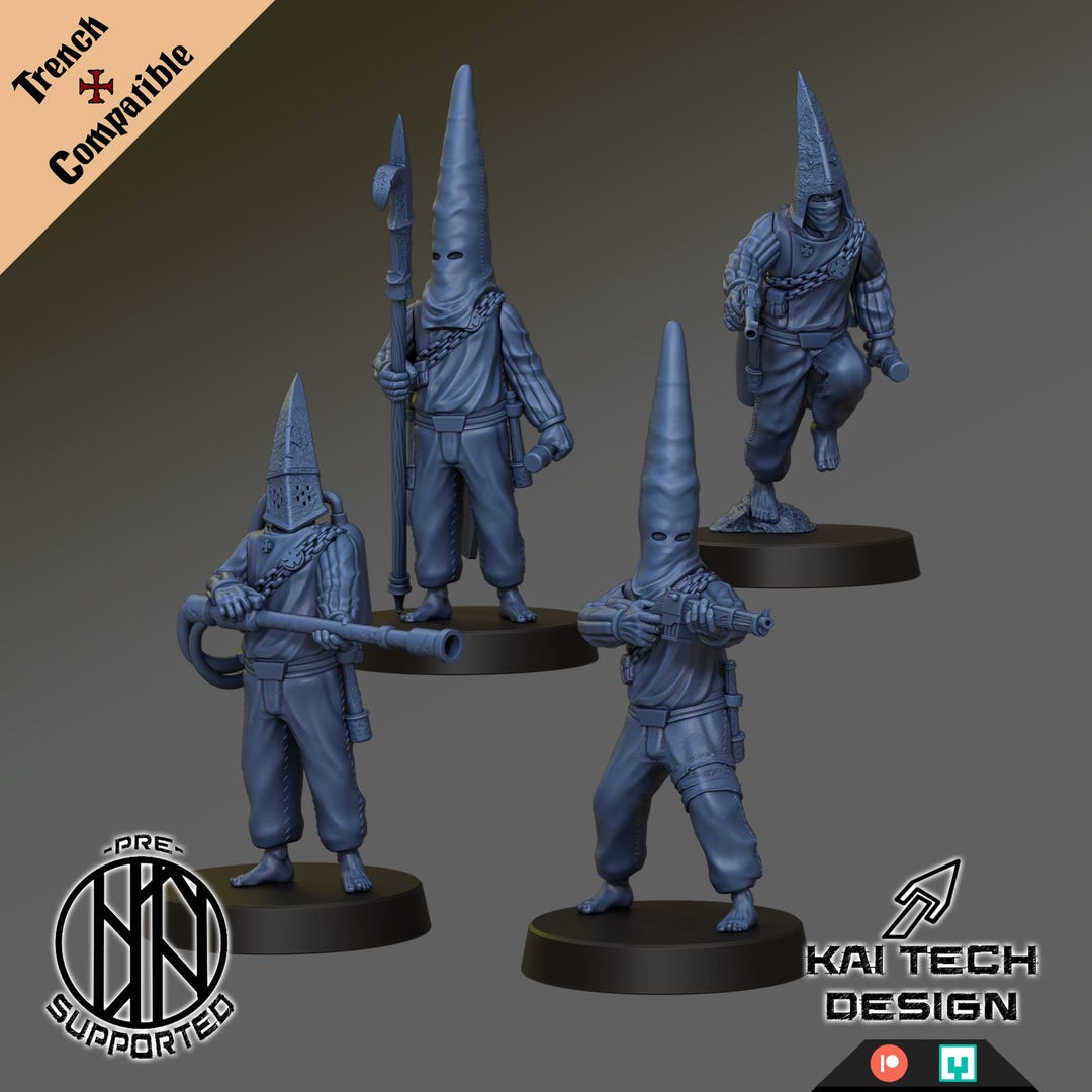 Kaitech - Pilgrims Soldiers X4 - (custom Order) - Etsy UK