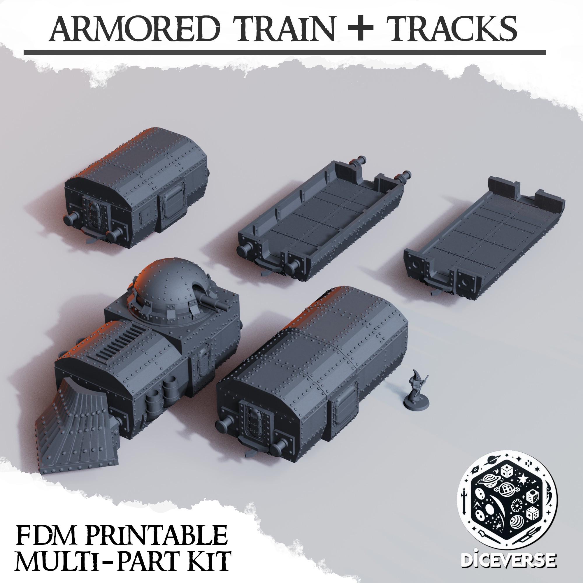 Diceverse - Trench Terrain: Armored Train - (custom Order) - Etsy