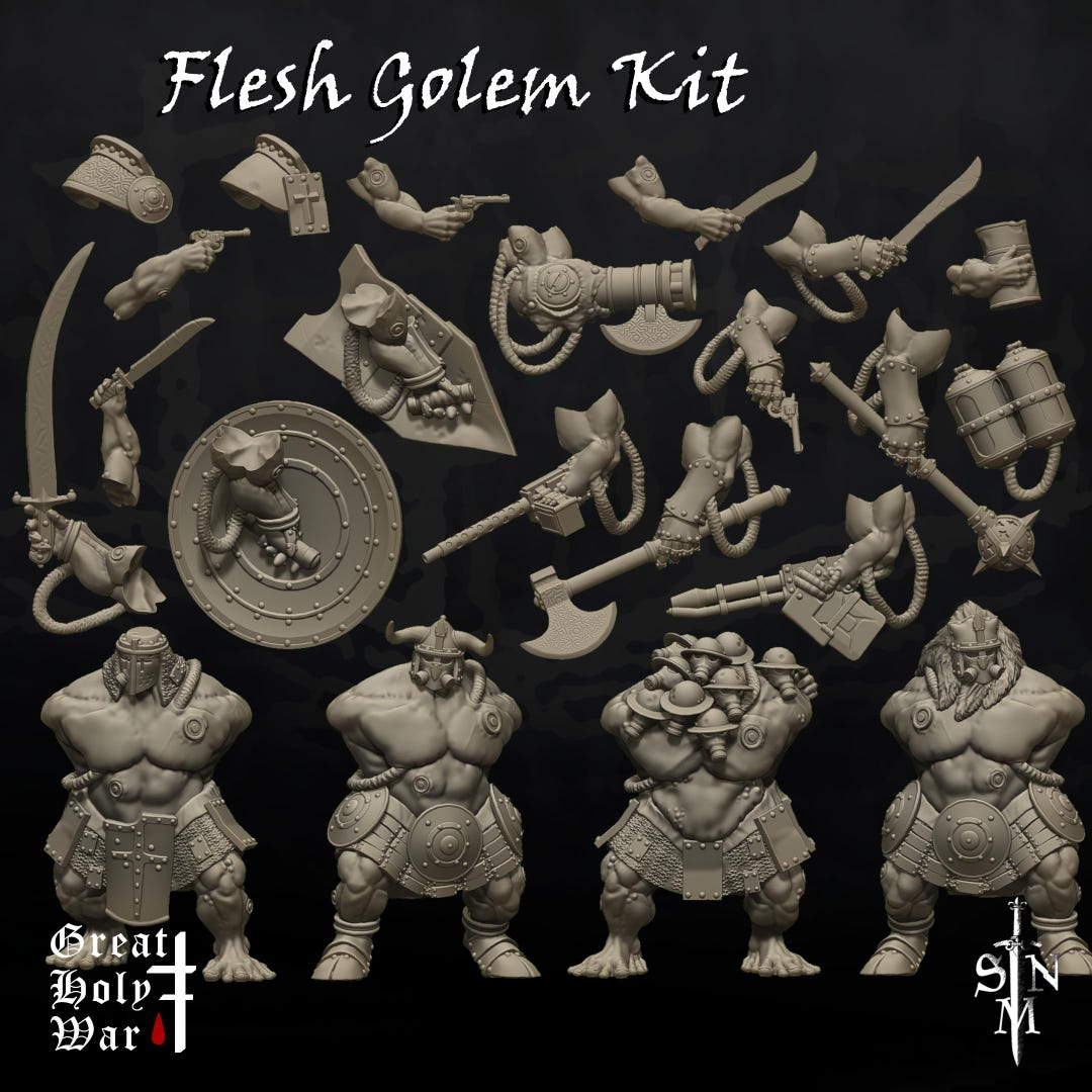 SNM - Flesh Golem Kit - (custom Order) - Etsy