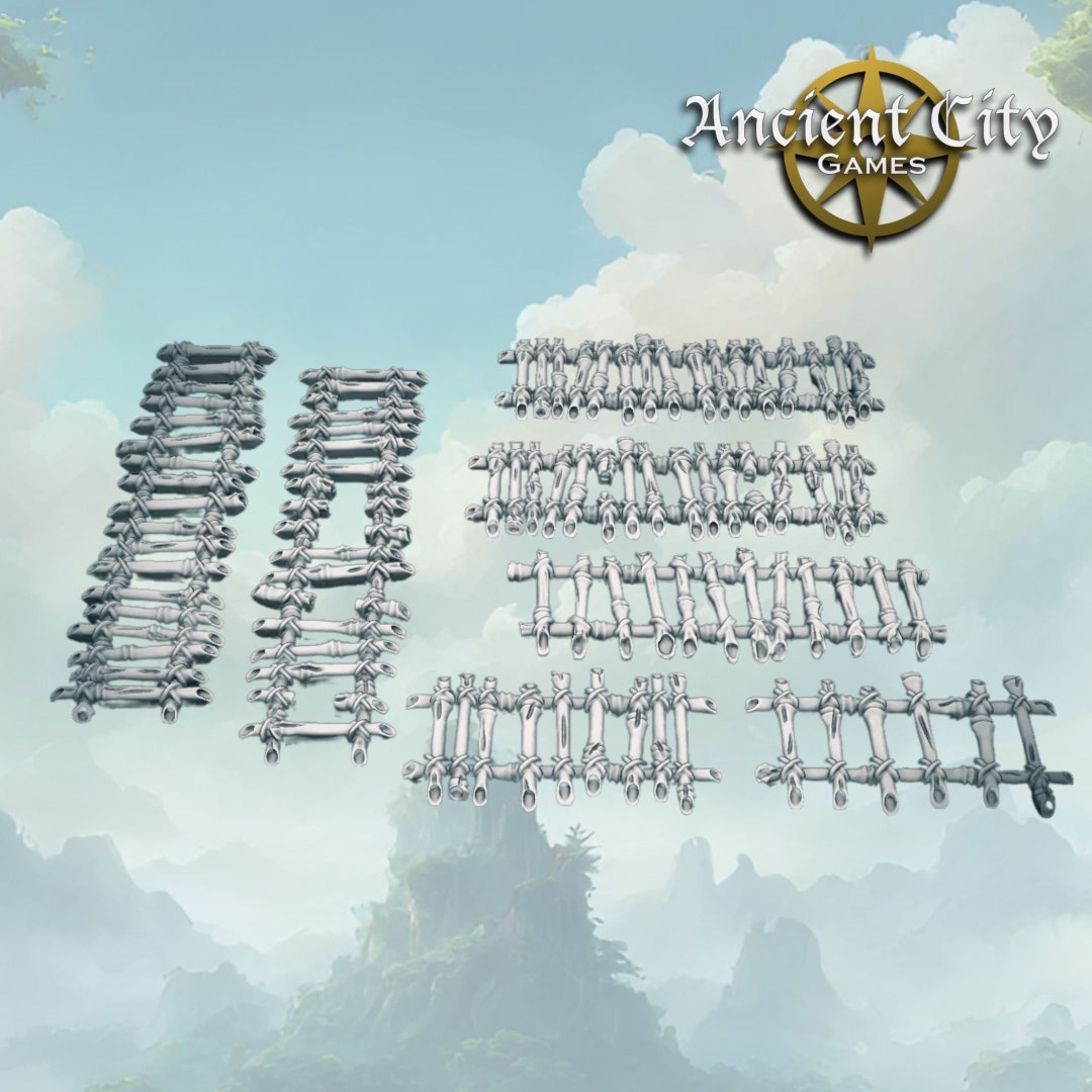 Enchanted Isles Mountain Ladders X7 - Wargaming Terrain 28mm-32mm ...