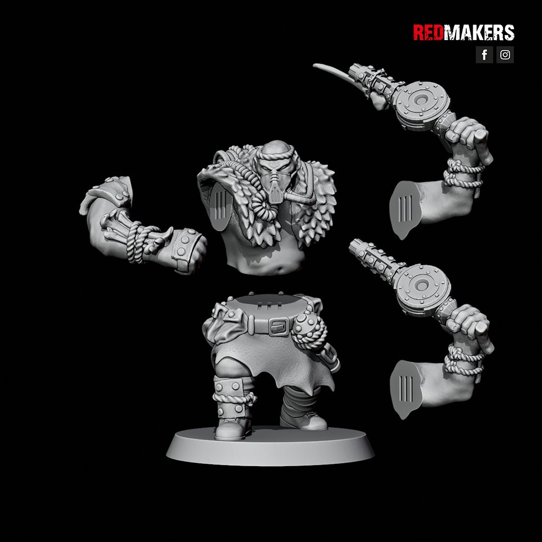 Red Makers Abhuman Giant Squad X5 custom Order - Etsy