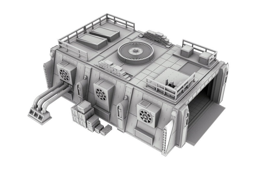 Supply Depot - Outpost 12 - Wargaming Terrain 28mm - Printed on FDM ...
