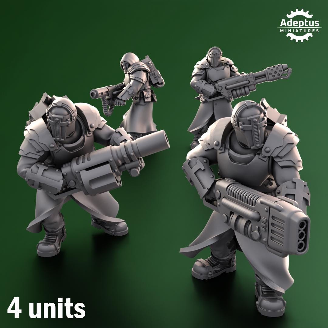 Adeptus Miniatures - Crusaders Covenant Special Weapons (custom Order ...