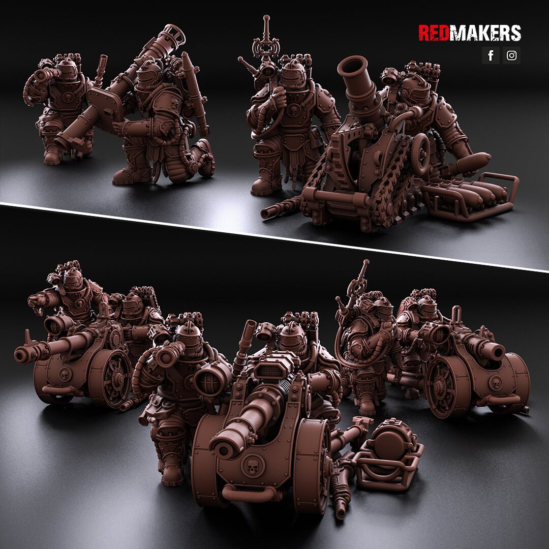 Red Makers - Solar Guard Heavy Weapon Teams X3 (custom Order) - Etsy