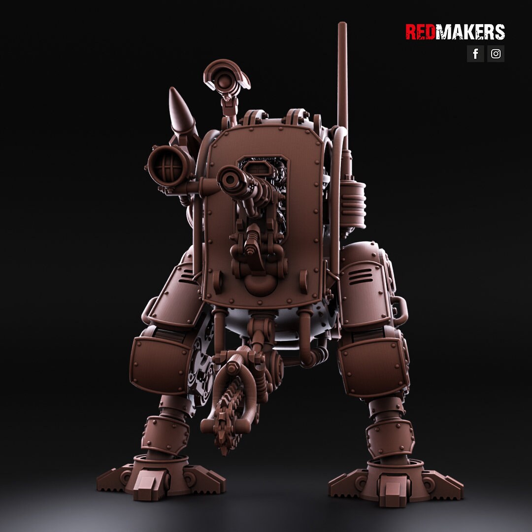Red Makers - Solar Guard Mech (custom Order) - Etsy
