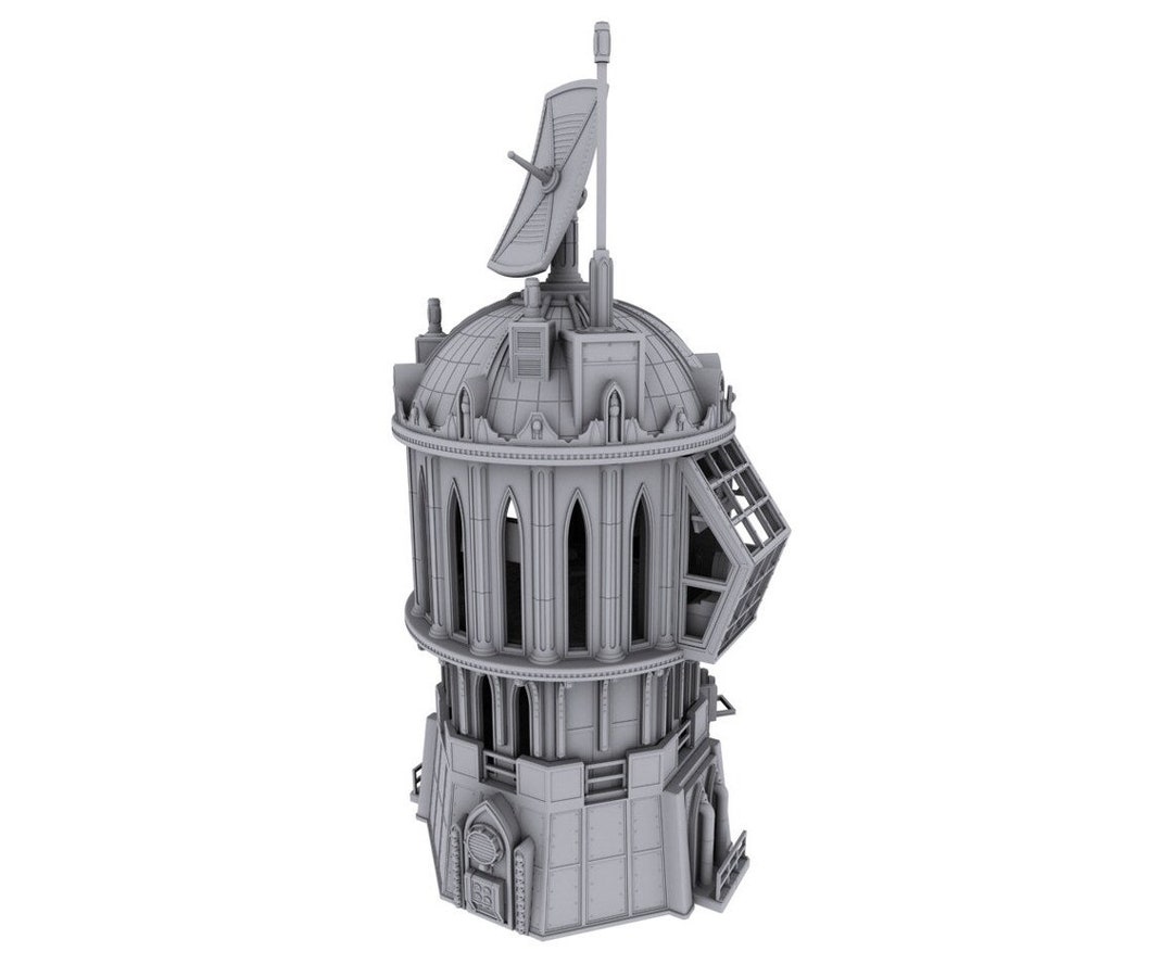 Control Tower - Outpost 12 - Wargaming Terrain 28mm - Printed on FDM ...