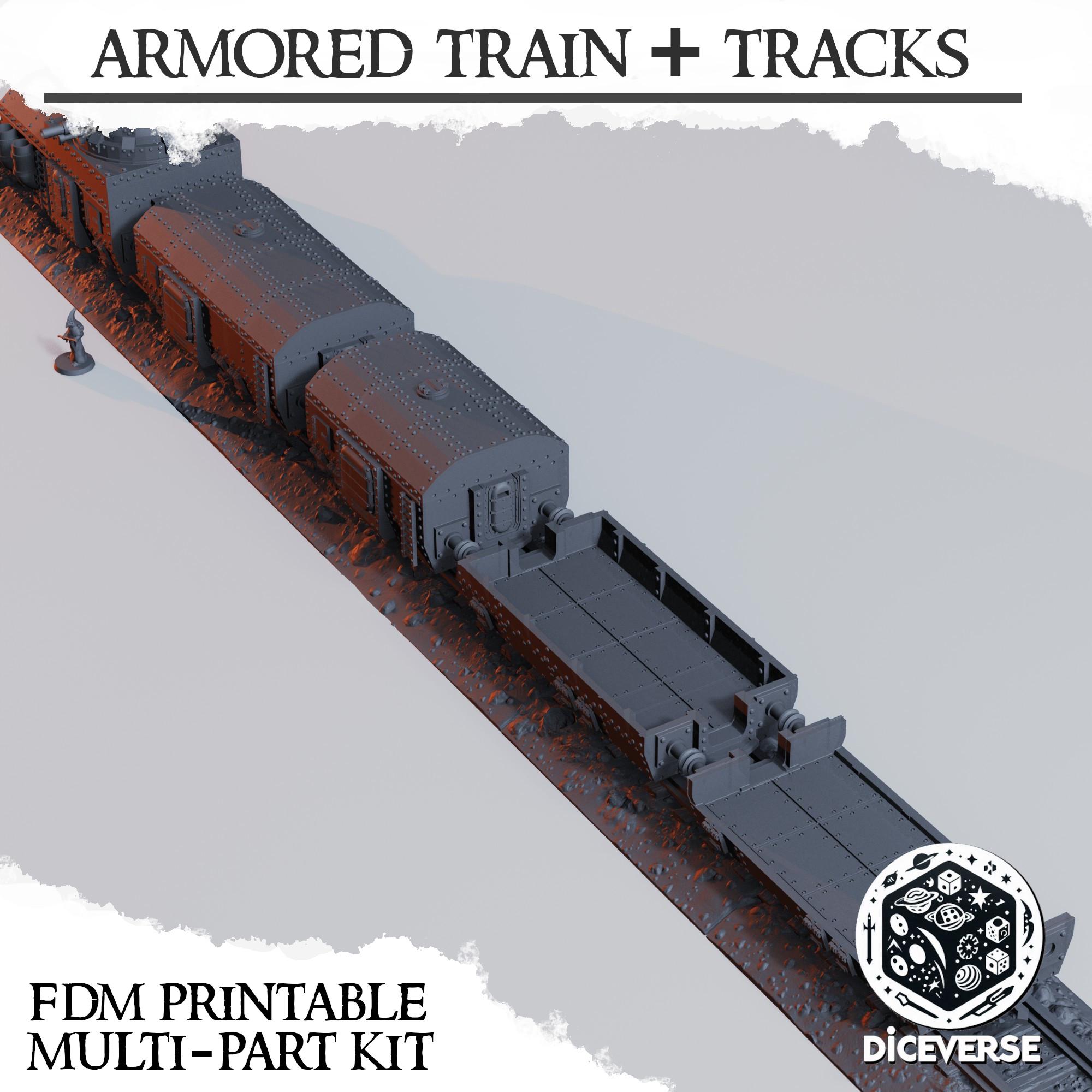 Diceverse - Trench Terrain: Armored Train - (custom Order) - Etsy