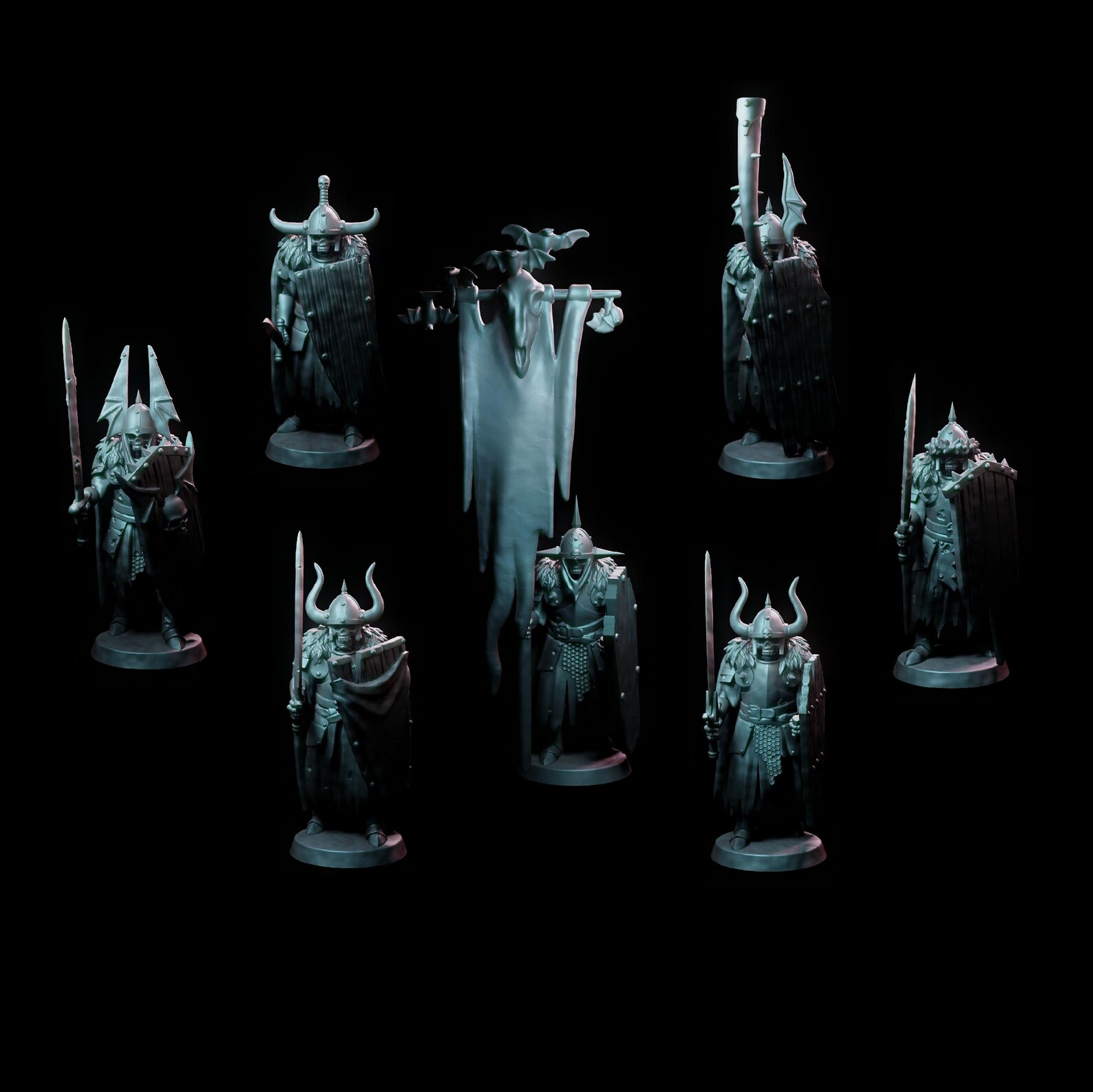 Saint Decent - Skeleton Warriors X10 - Trench Designer (custom Order ...