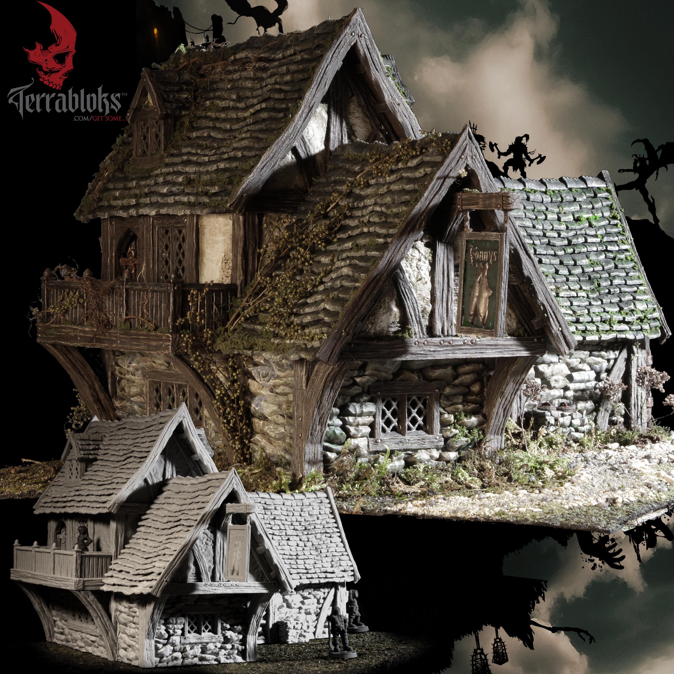Fanny's Smoked Kipper House - Wargaming Terrain 28mm / 32mm - Printed ...