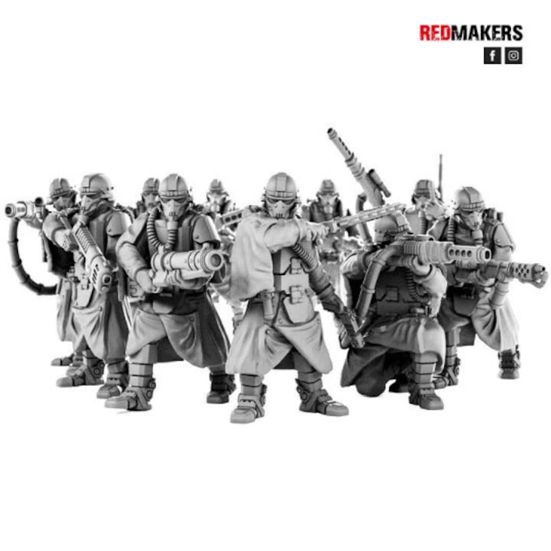 Red Makers - Death Squad Grenadiers X10 (custom Order) - Etsy
