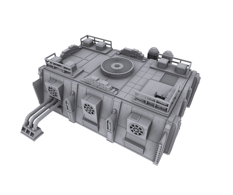 Barracks - Outpost 12 - Wargaming Terrain 28mm - Printed on FDM Bambu ...