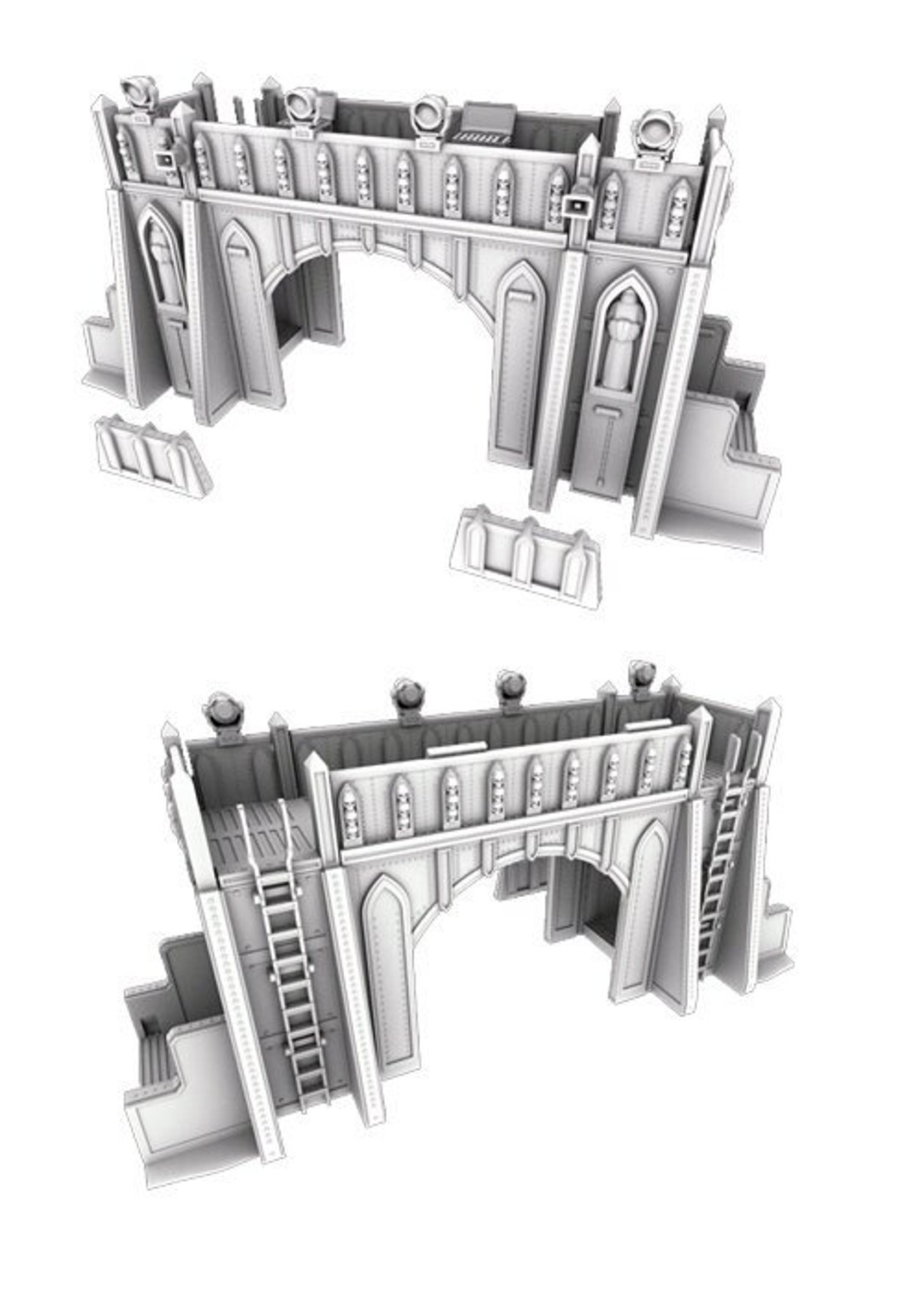 Trench System - Outpost 12 - Wargaming Terrain 28mm - Printed on FDM ...