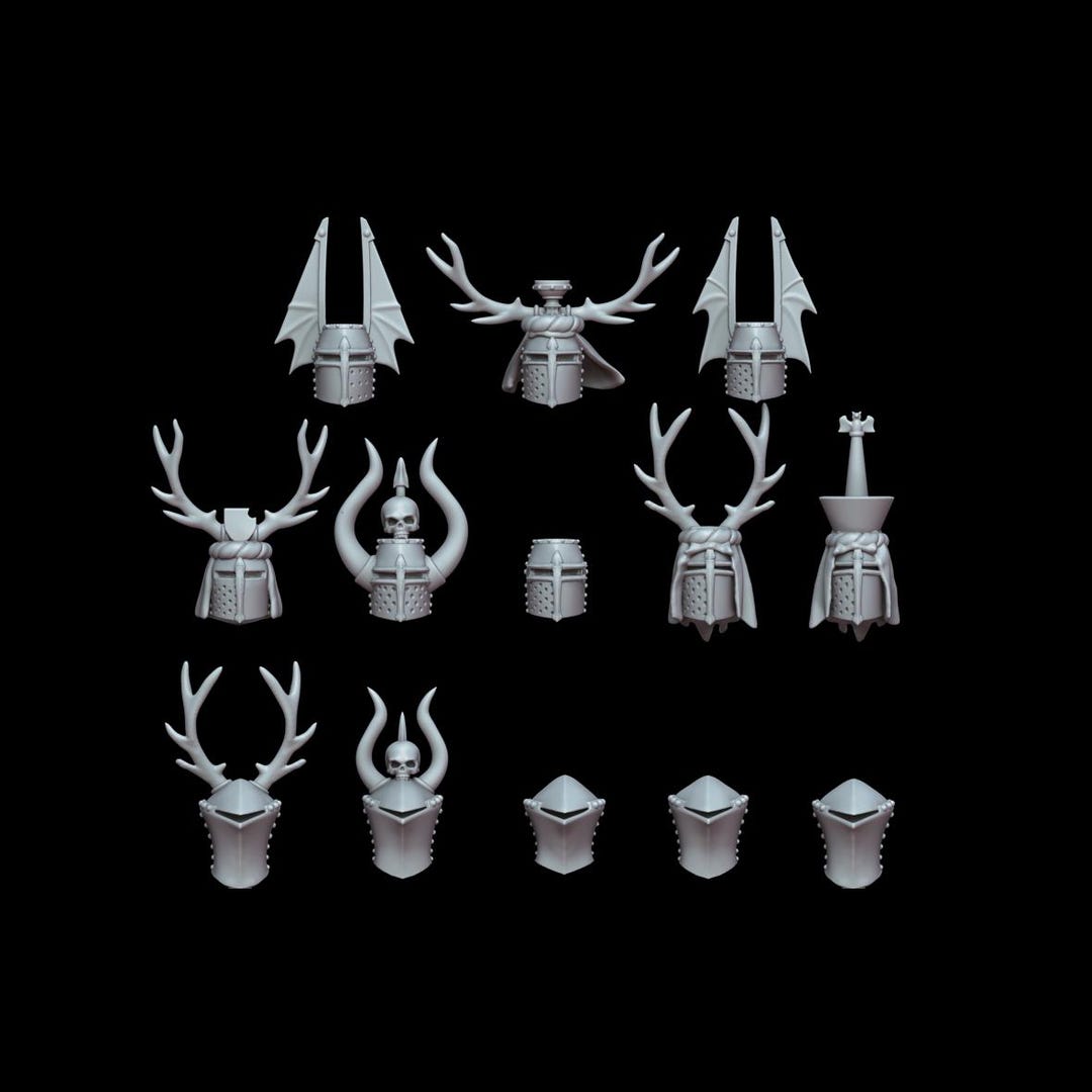 Saint Decent - Frog & Great Helms Head Pack X20 - Trench Designer ...