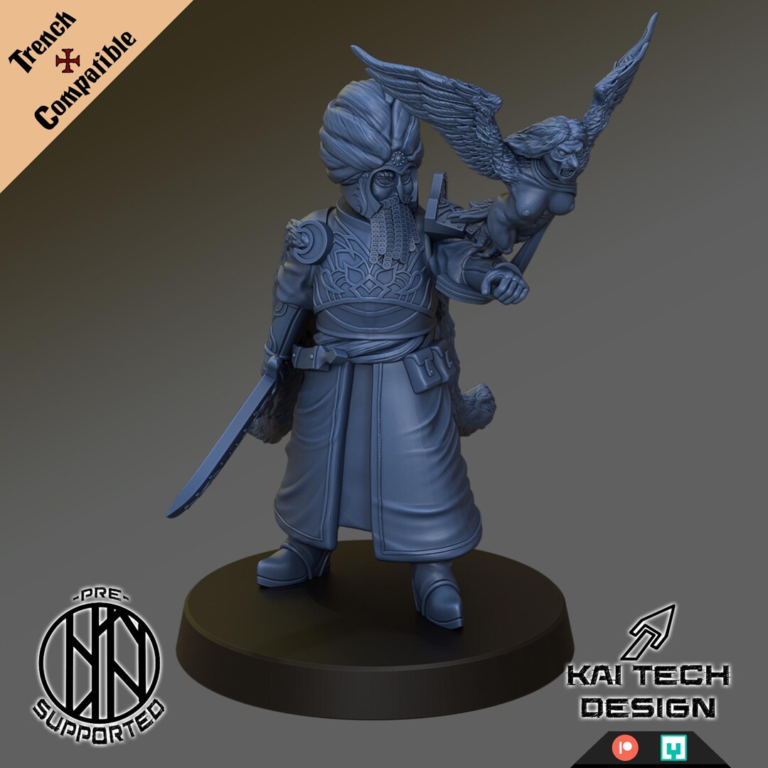 Kaitech - Sultanate Captain - Trench Crusade Compatible (custom Order ...