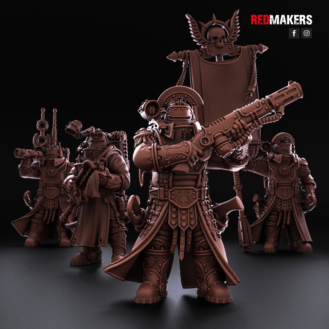 Red Makers - Solar Guard Command Squad X4 (custom Order) - Etsy
