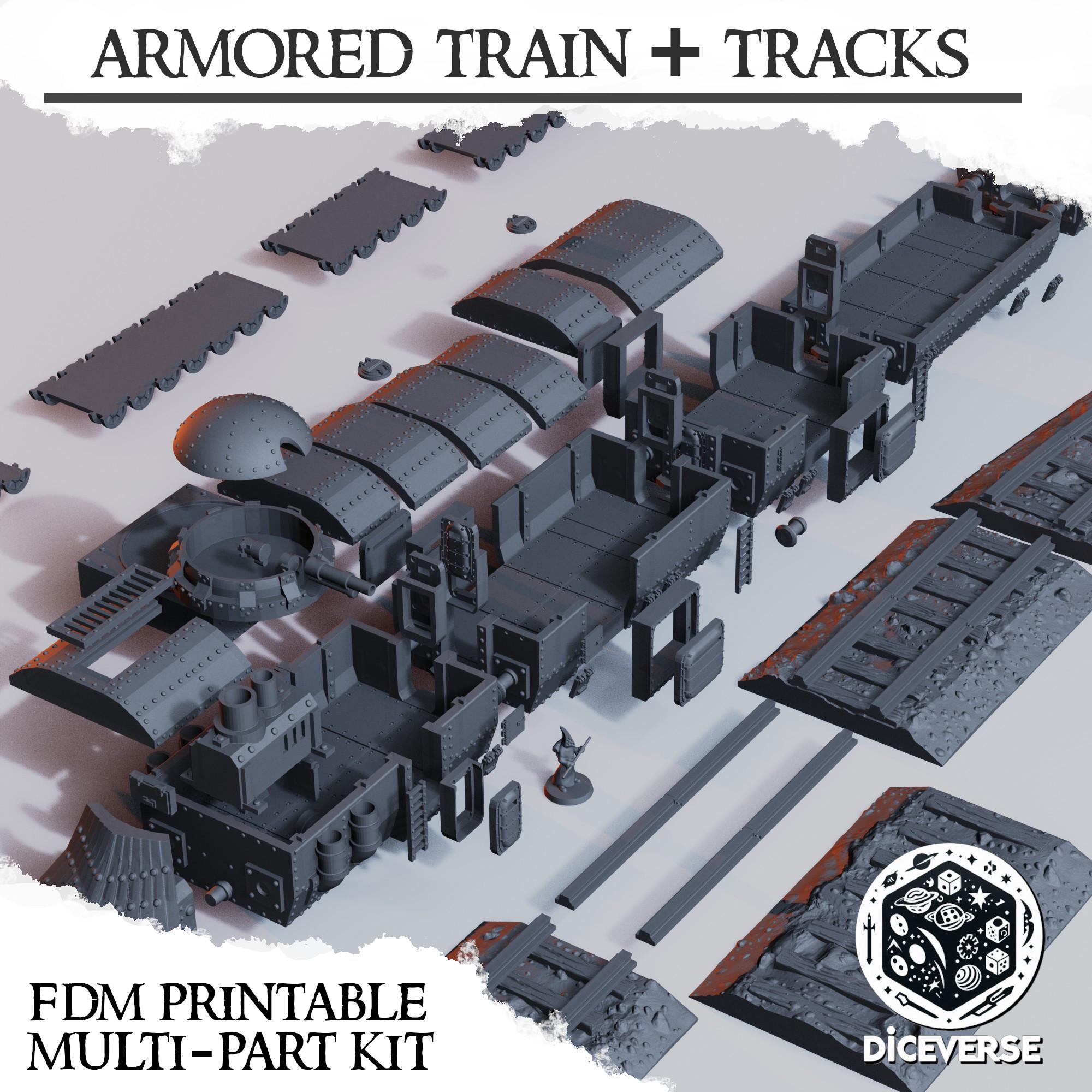 Diceverse - Trench Terrain: Armored Train - (custom Order) - Etsy