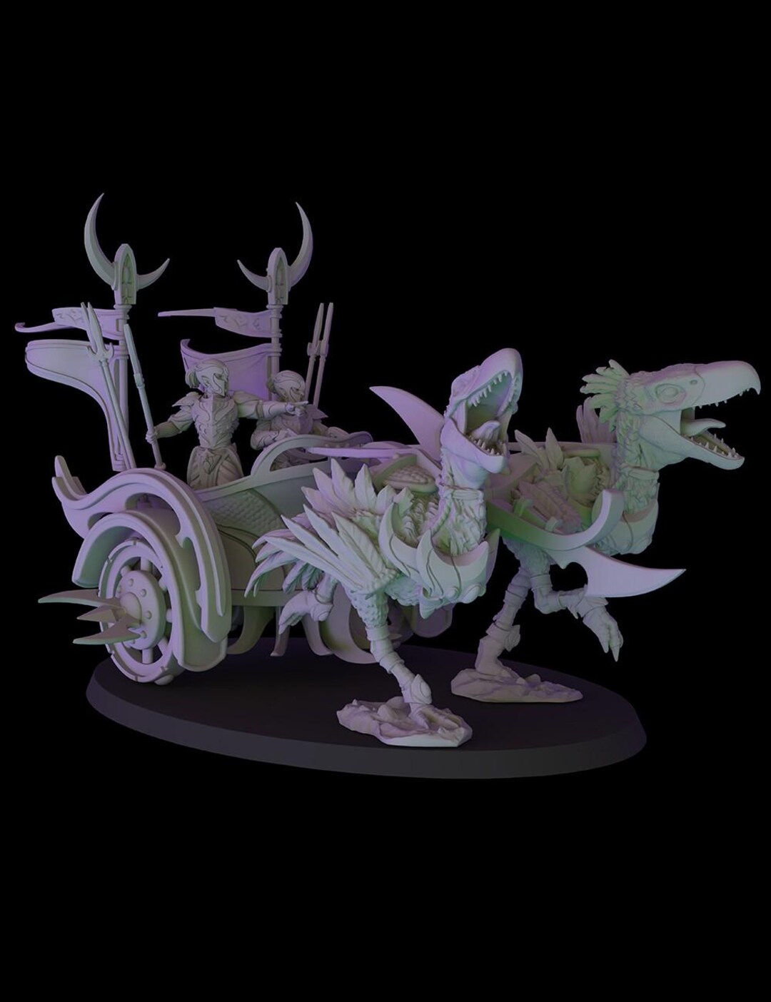 Fantasy Cult - Elven Heavy Chariot (custom Order) - Etsy