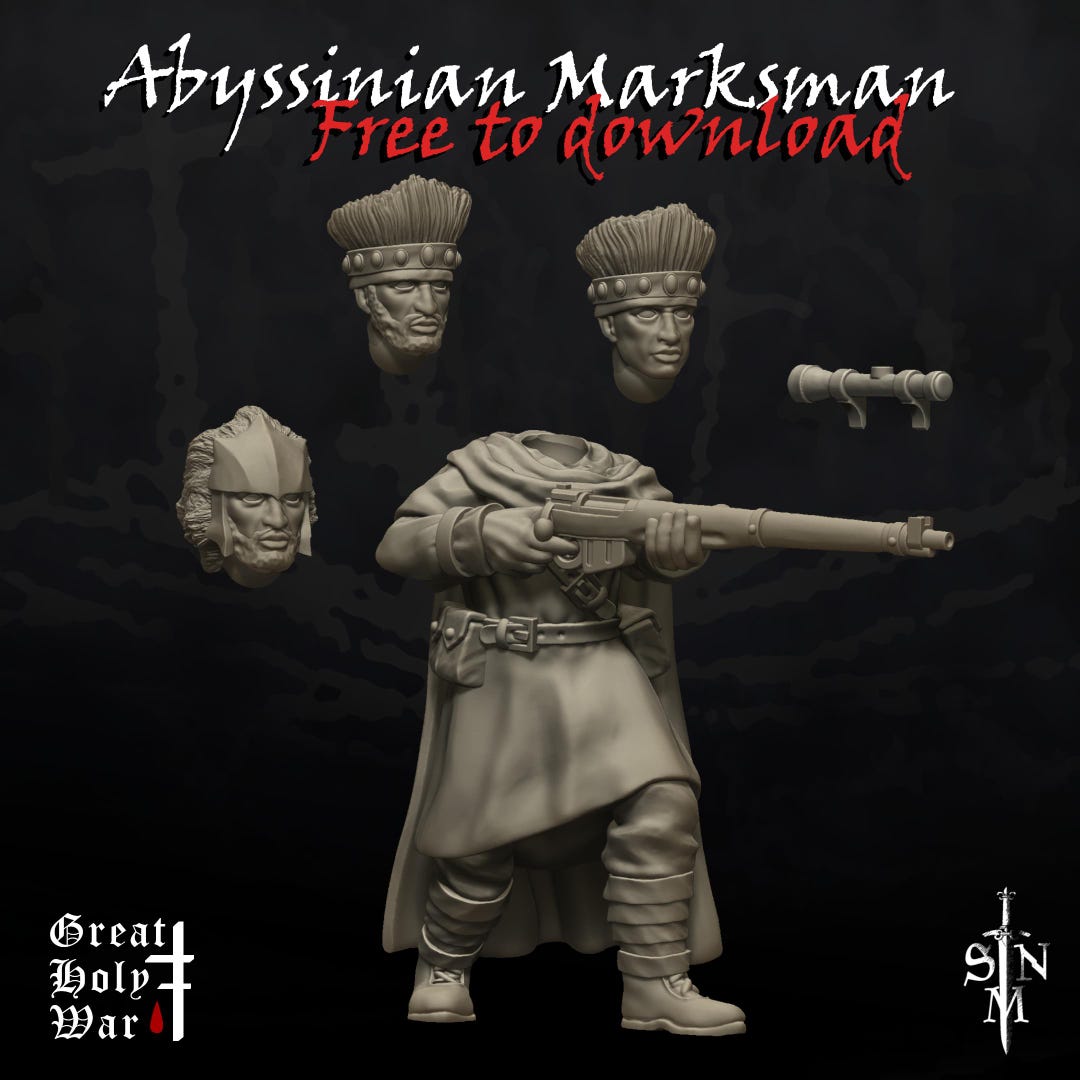 SNM - Abyssinian Marksman - Trench Crusade Compatible (custom Order) - Etsy