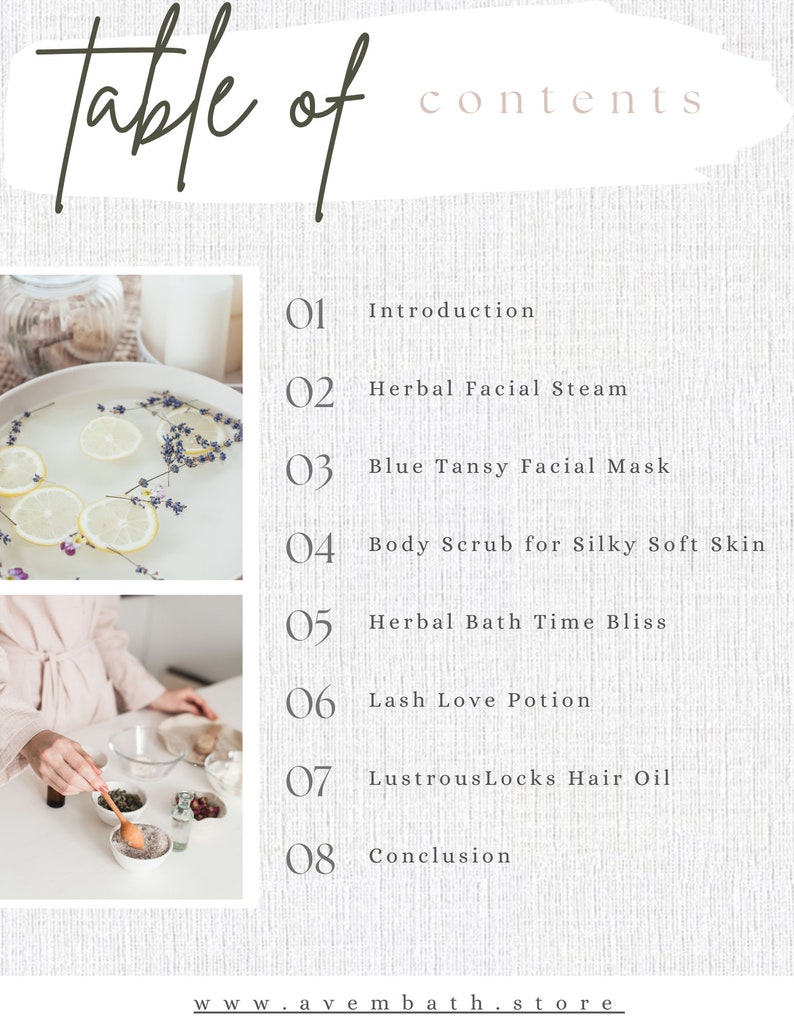 Recipe Ebook DIY Skincare Recipes for Better Skin Natural Recipe ...