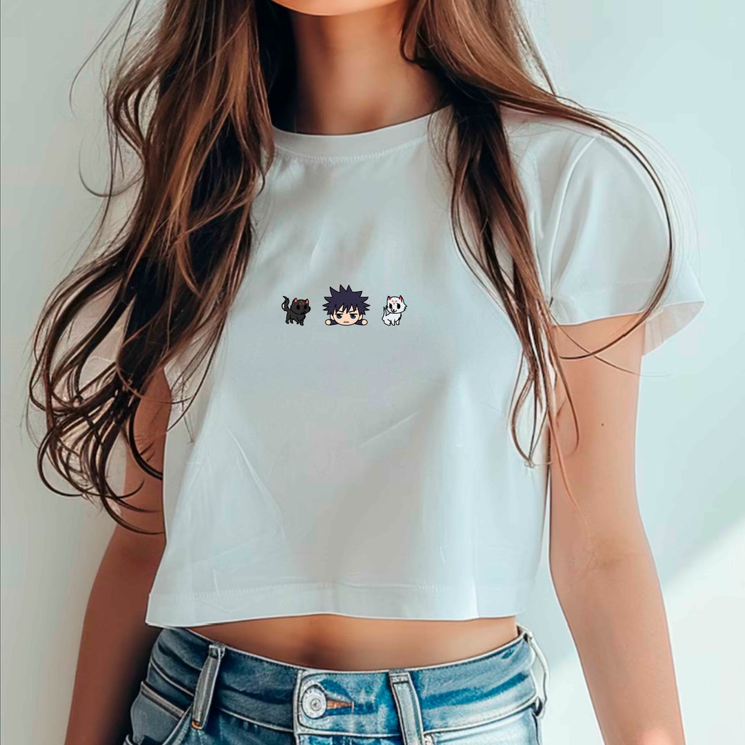 Anime Crop Top, Fushiguro, Manga Shirt, Anime Lover, Gift for Anime ...