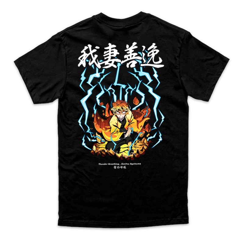 Anime Shirt, Zenitsu, Manga Shirt, Anime Lover, Gift for Anime Lover ...