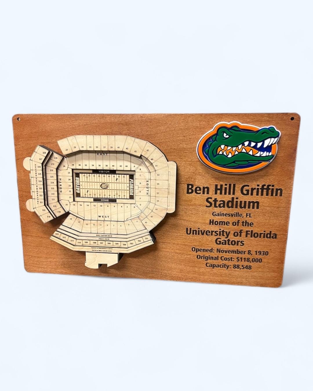 Florida Gators/ben Hill Griffin Stadium 3D Display Art - Etsy