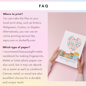 Fingerprint Teacher Appreciation Gift: Daycare Goodbye Keepsake ...