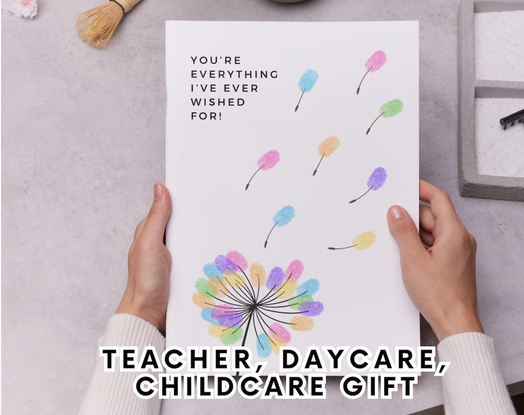 Daycare Teacher Farewell Gift Appreciation Gift Childcare Worker ...