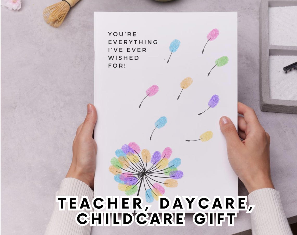 Daycare Teacher Farewell Gift Appreciation Gift Childcare Worker ...