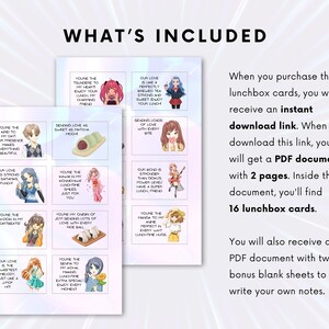 Anime Figure Lunchbox Notes Anime Cosplay Custom Sticky Notes Anime ...