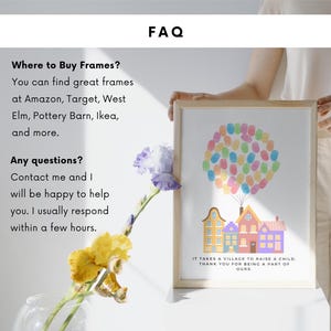 Fingerprint Teacher Appreciation Gift: Daycare Goodbye Keepsake ...