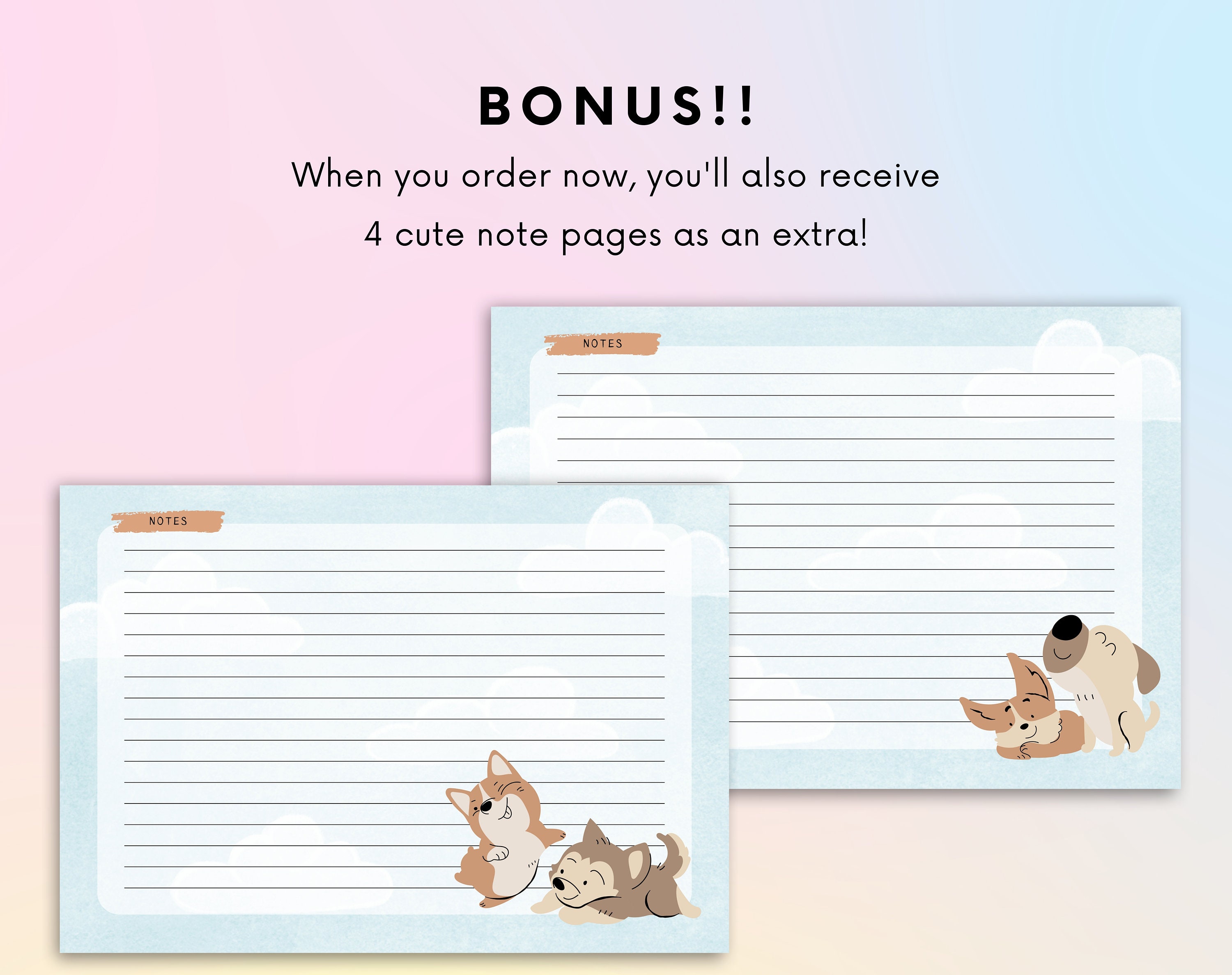 Desk Calendar Undated Dog Calendar Dog Gift for Dog Lovers Wall ...