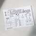 Pawty Activity Placemat Dogs Coloring Page Printable Dog Party Game ...