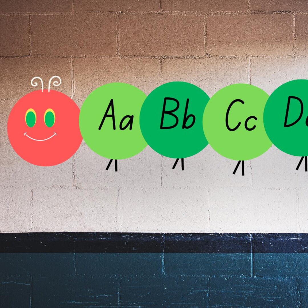 Caterpillar Alphabet Classroom Display - Etsy